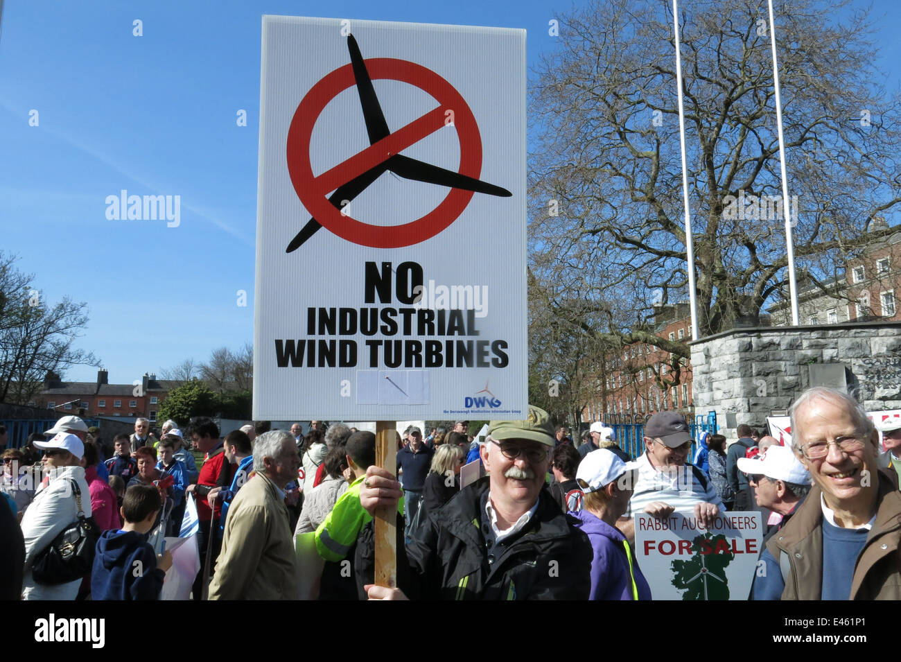 Wind turbine protest ireland hi-res stock photography and images - Alamy