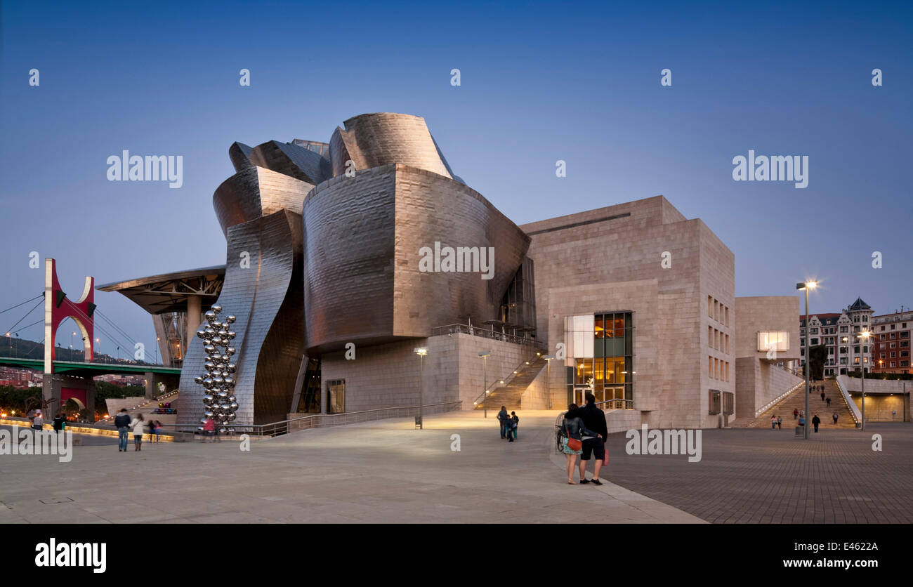 Guggenheim Museum Bilbao, Bilbao, Spain. Architect: Frank Gehry, 1997 ...