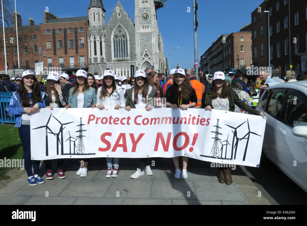 Wind turbine protest ireland hi-res stock photography and images - Alamy