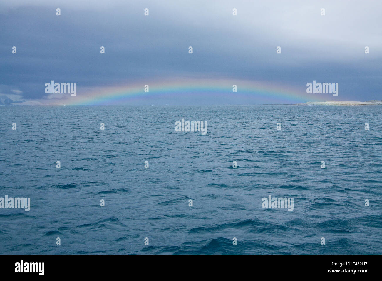 Rainbow off Antarctica, February 2009, Taken on location for BBC Frozen ...