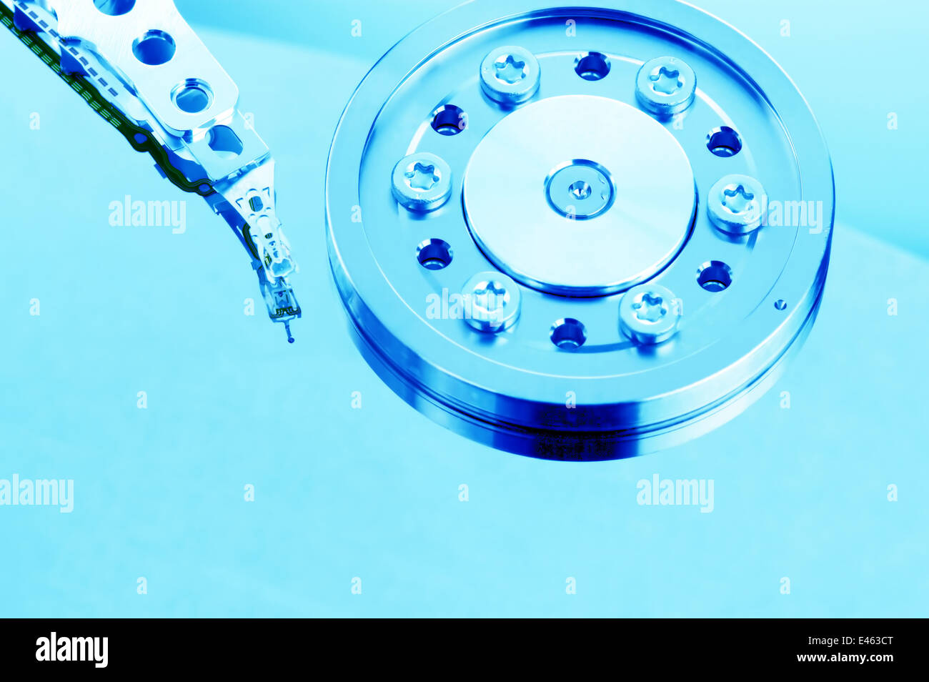 The hard disk of a computer with address data of the customer Stock ...