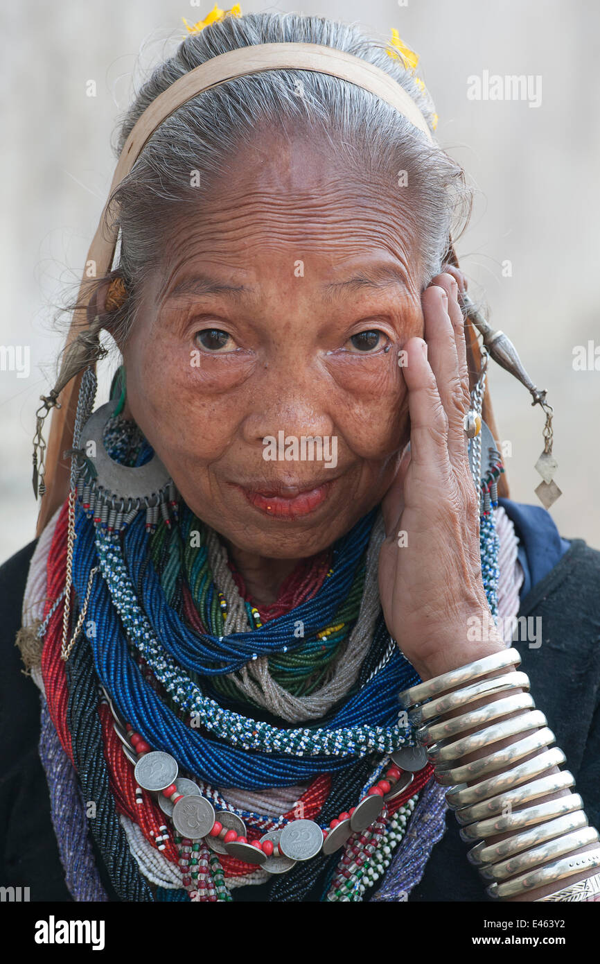 Woman of Riang tribe. Tripura, India, March 2012 Stock Photo - Alamy