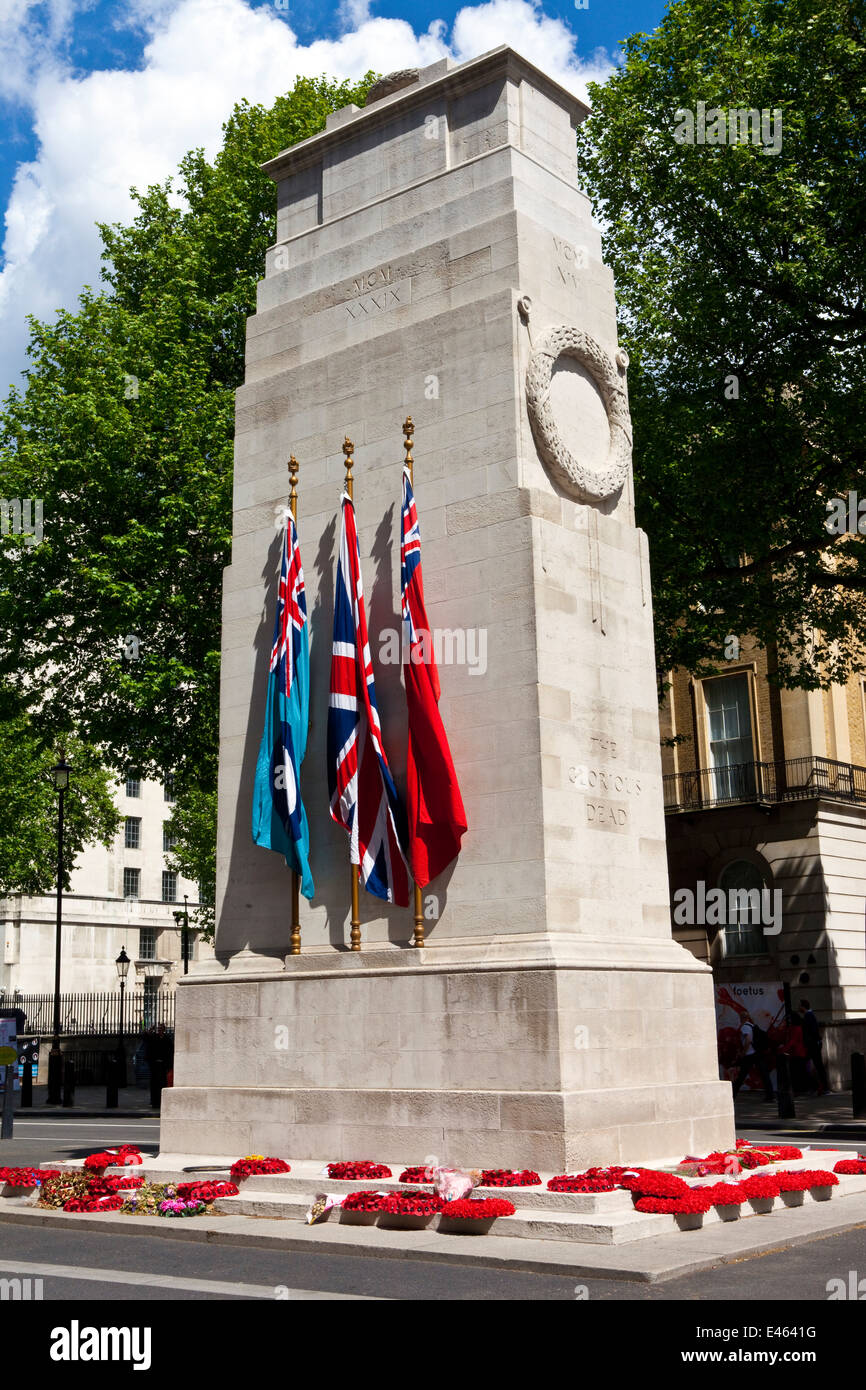 The Cenotaph War Memorial in Whitehall, London Stock Photo - Alamy
