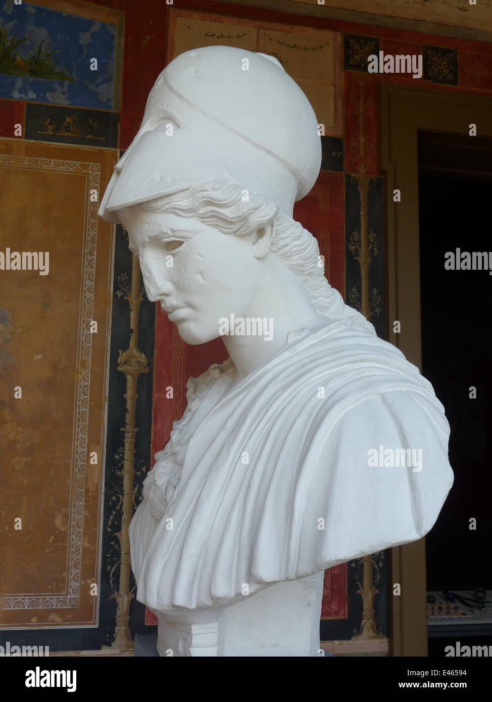 Aschaffenburg, Bavaria, Germany. 17th May, 2014. Gypsum replica of a ...