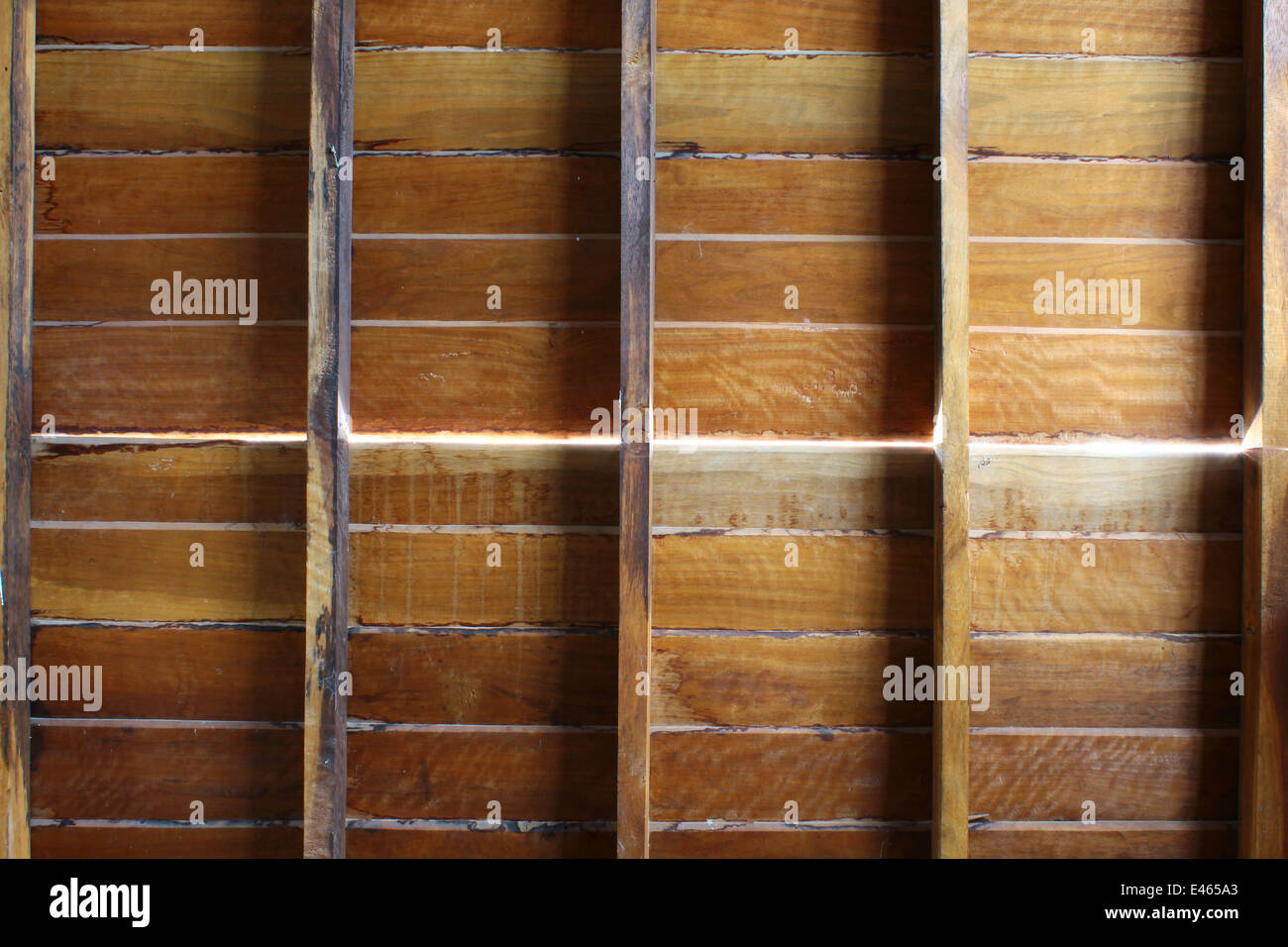 Wall made of wood Stock Photo - Alamy