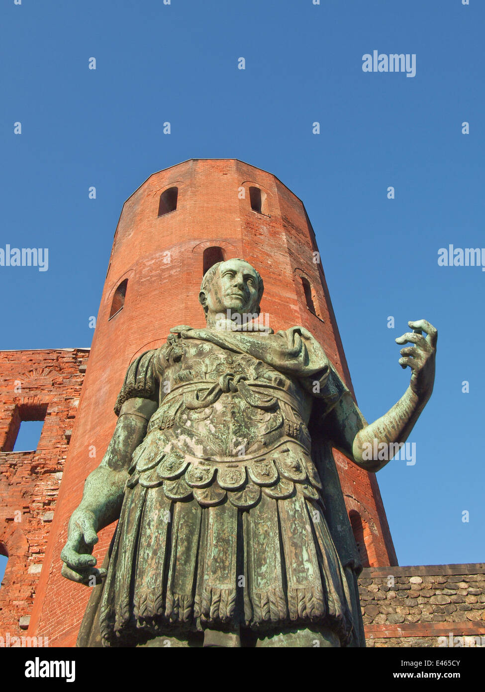 Roman statue of Augustus Stock Photo - Alamy