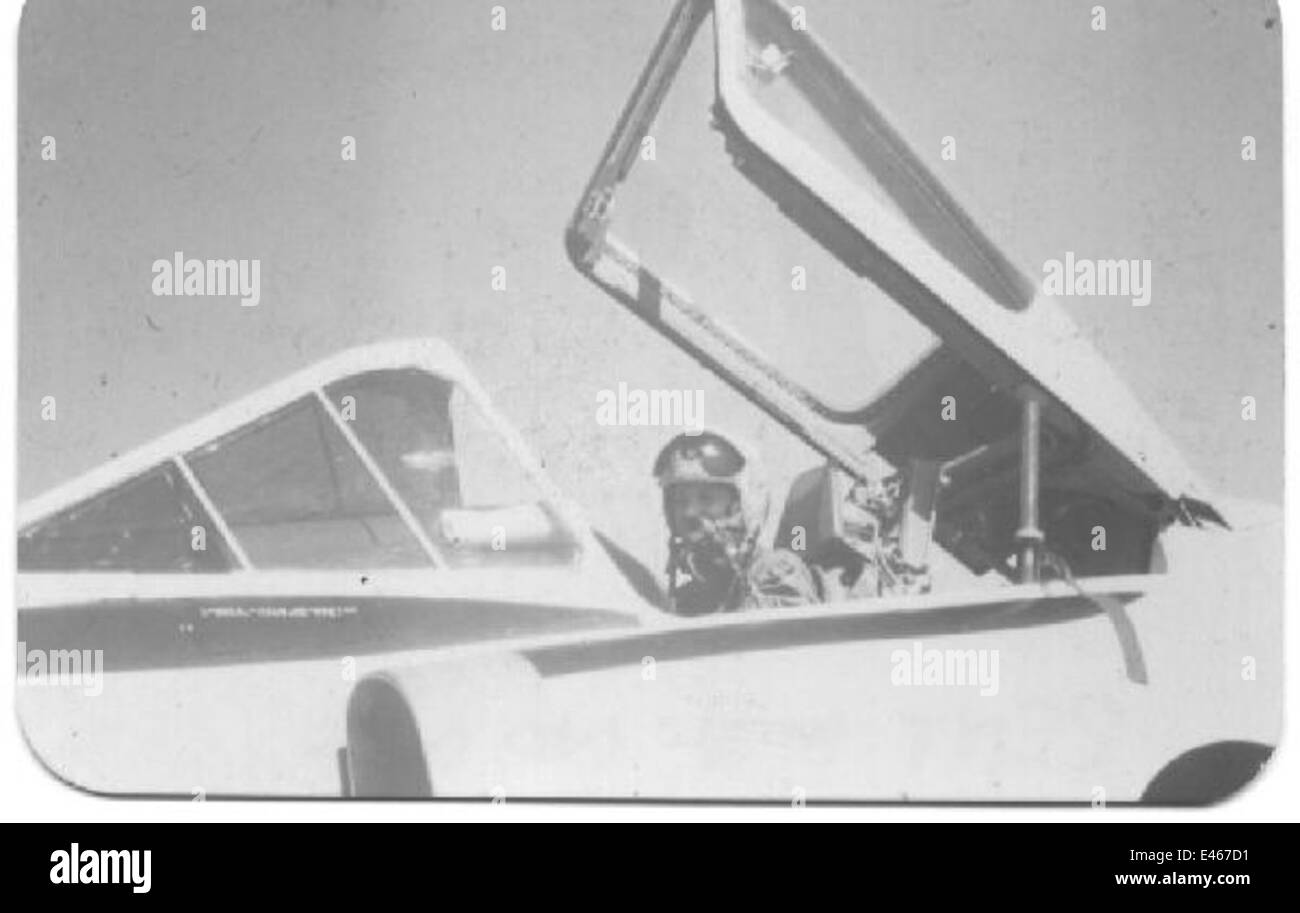 This image showcases an F-102 Delta Dagger aircraft and its pilot, part ...