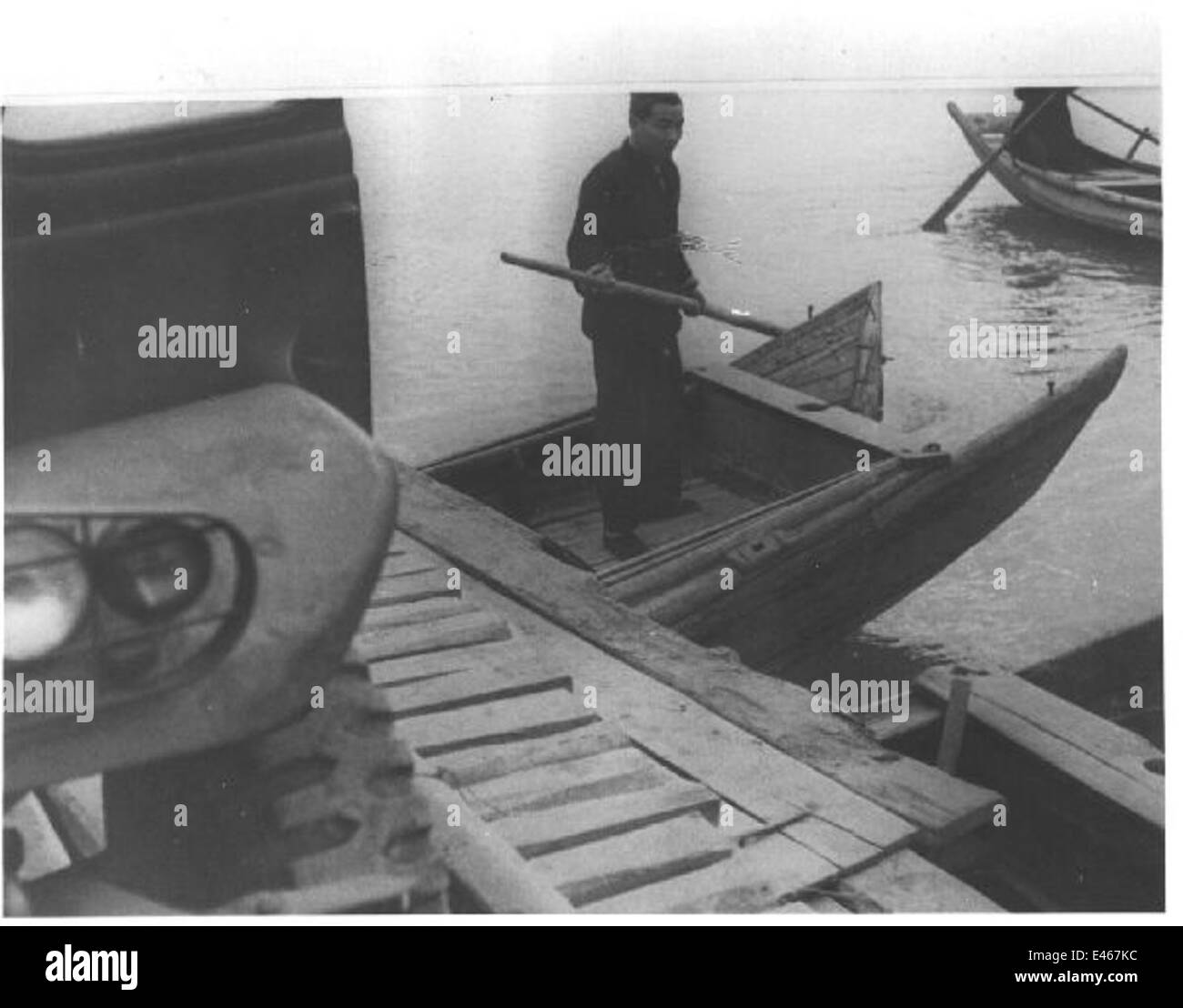 Steerman on a boat Stock Photo - Alamy