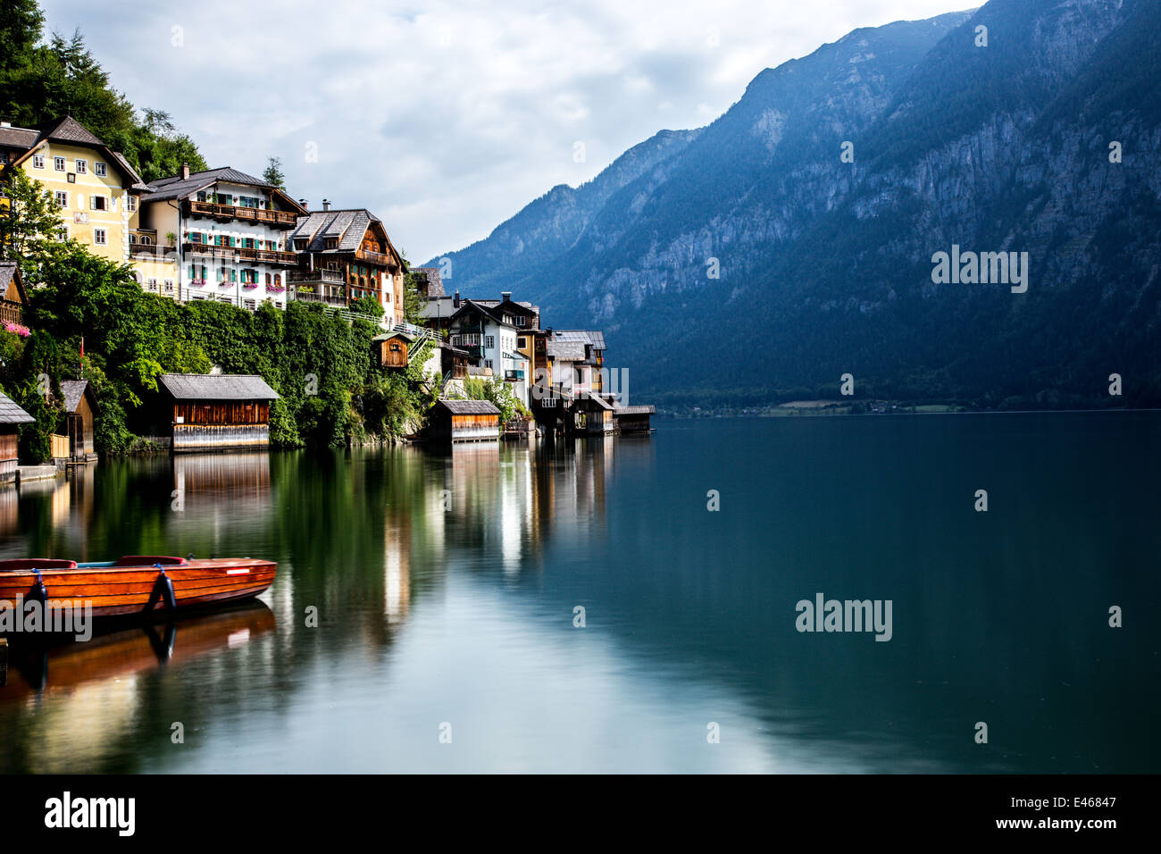 Hallstat houses hi-res stock photography and images - Alamy