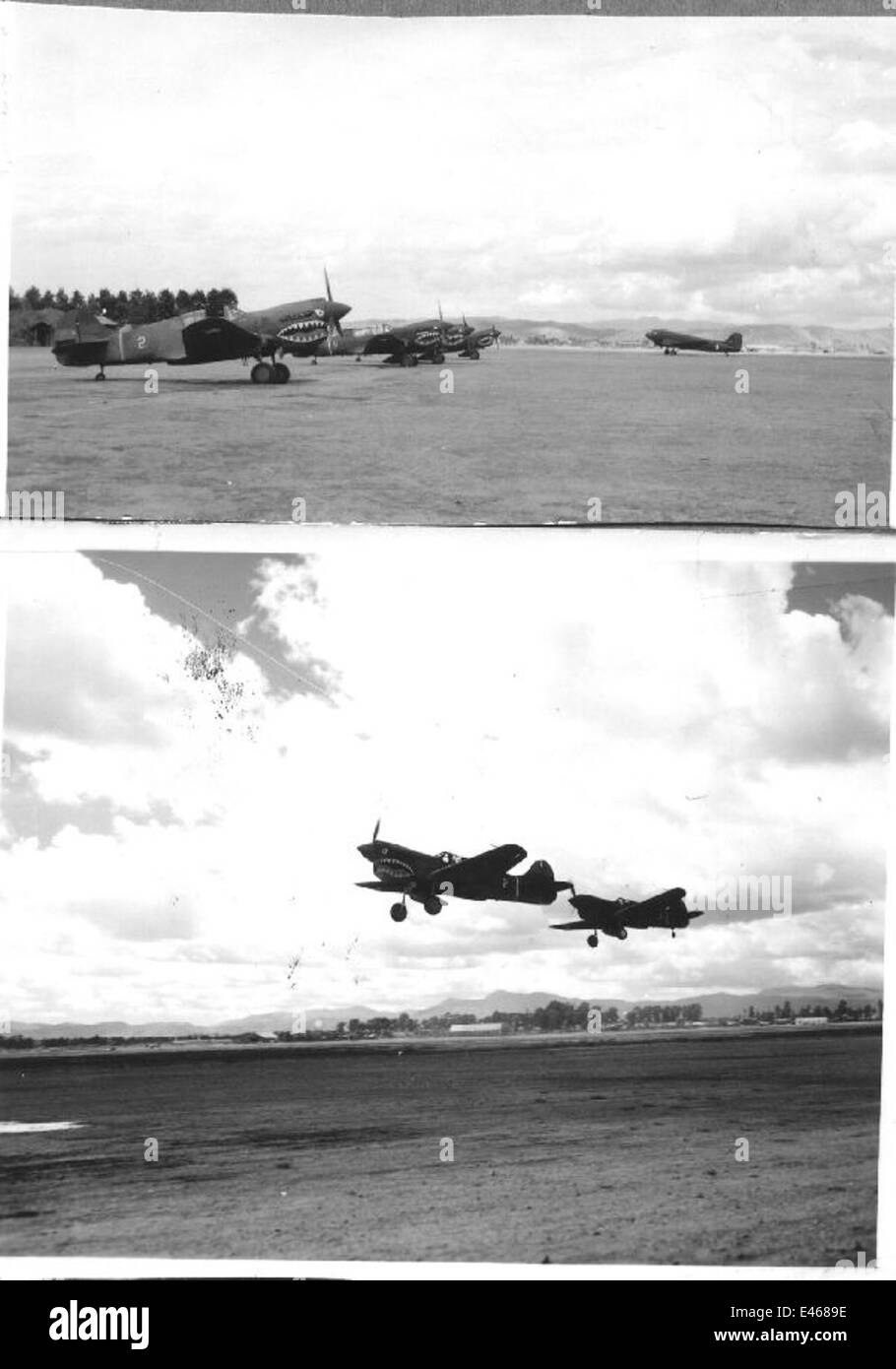 The P-40 aircraft, showcased here, was a key fighter plane during World ...