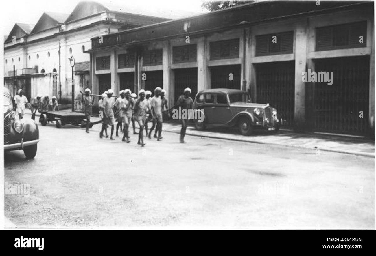 Lewis street in Rangoon Stock Photo - Alamy