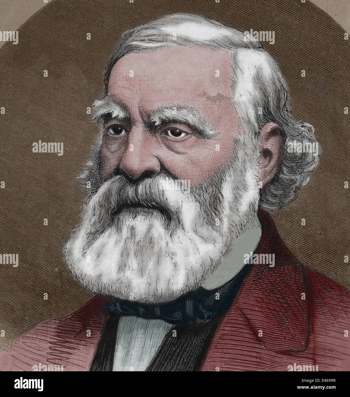 Portrait of francois vincent raspail 1794 1878 hi-res stock photography ...