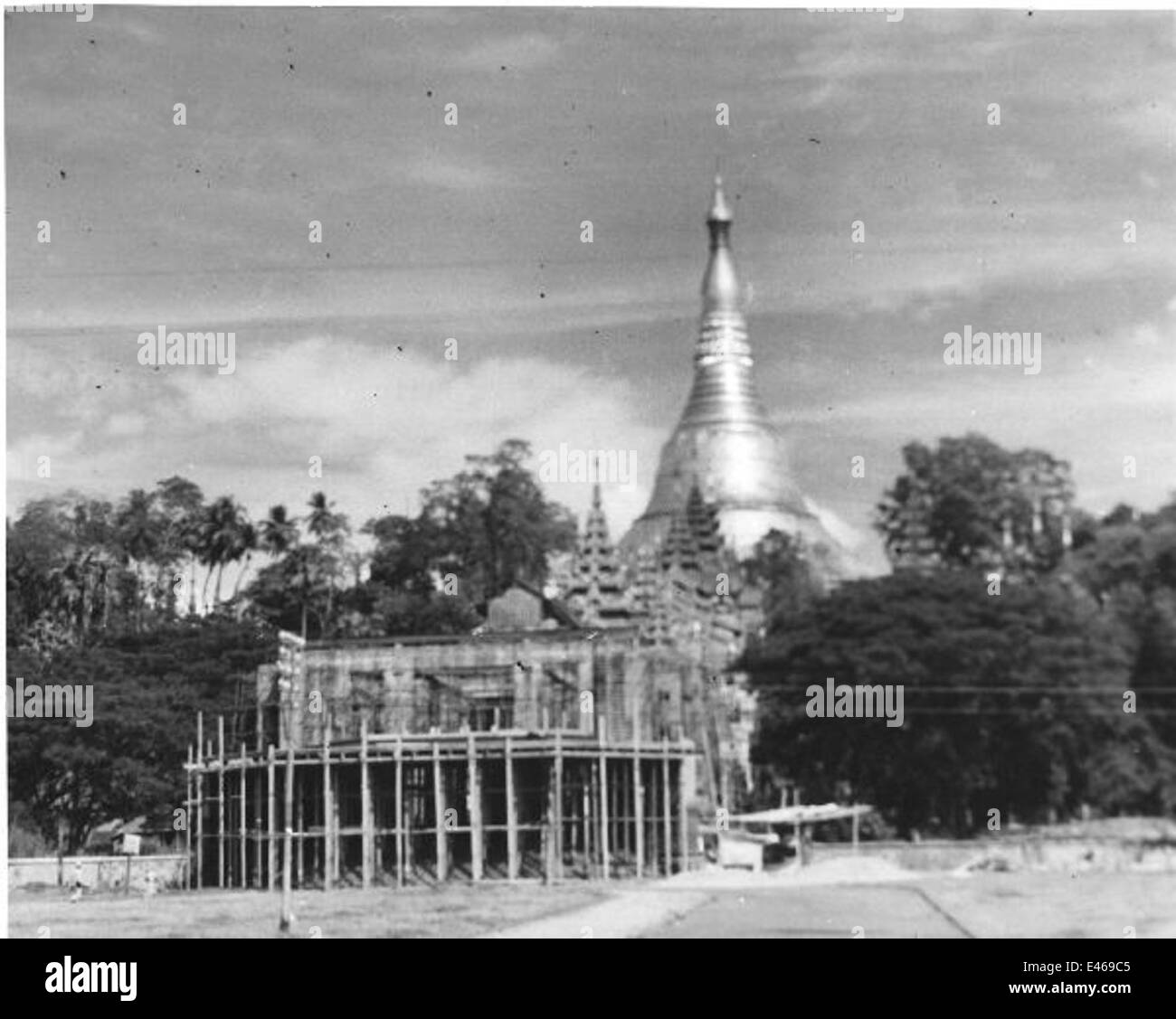 This photograph showcases aviation operations in Burma, where the ...