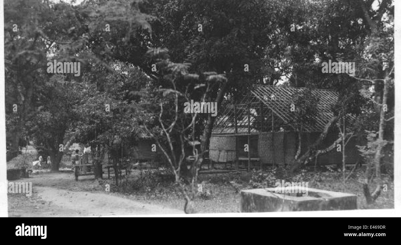 This image showcases the dormitory for the men of the China Air Mission ...