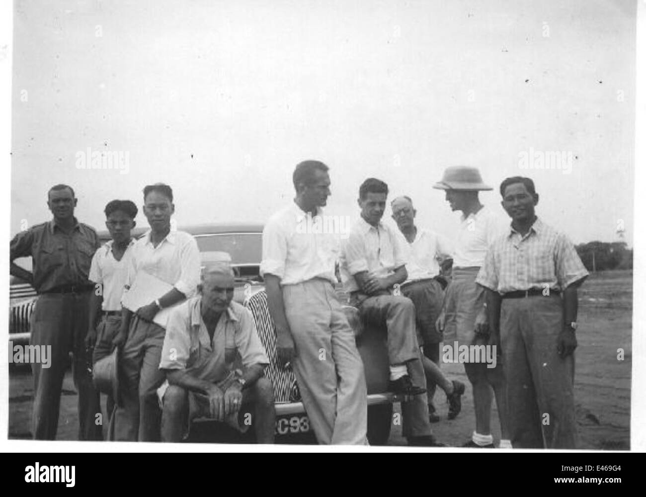 This photograph represents Burma Aviation and the Flying Tigers ...