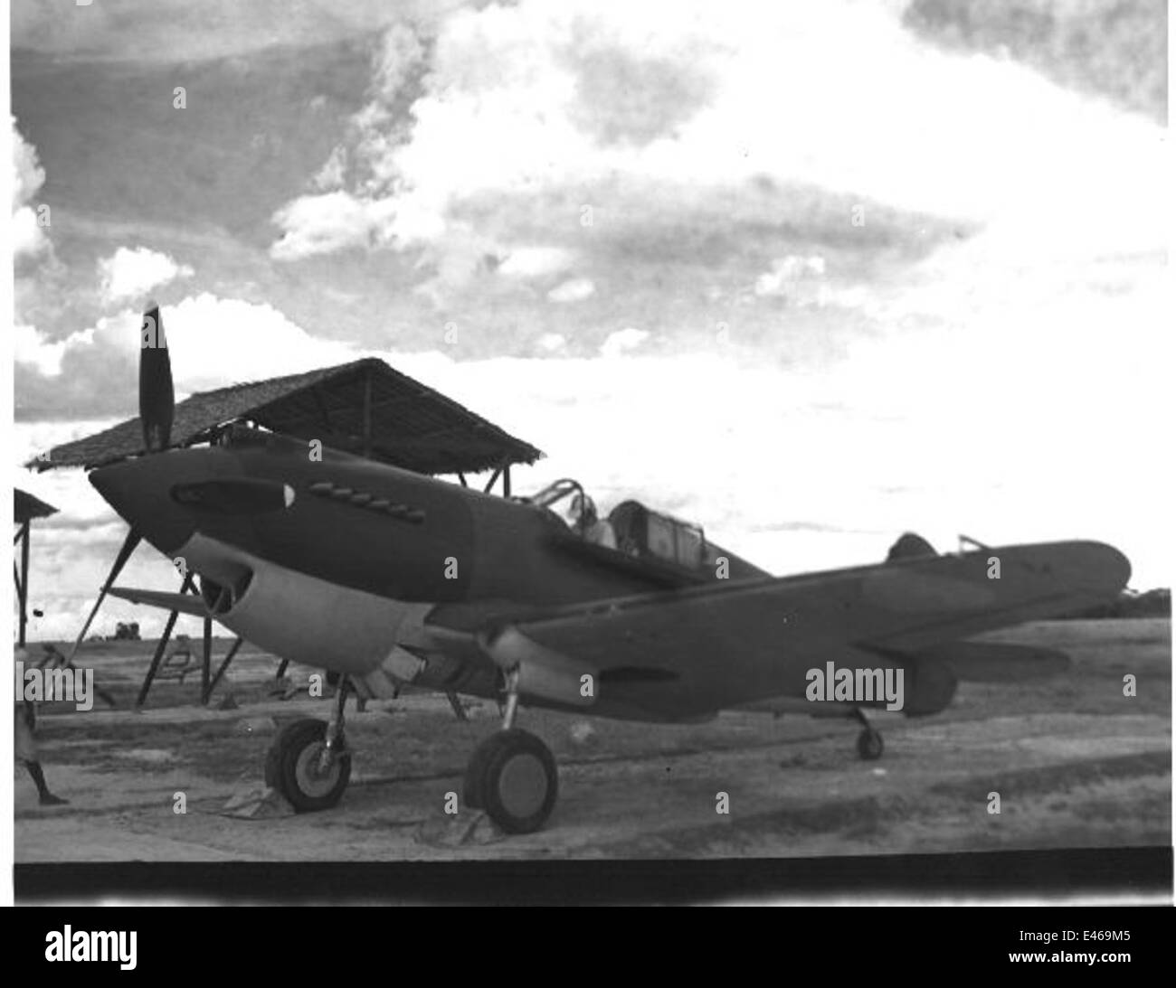 The P-40B Warhawk, a key fighter aircraft during World War II, was used ...