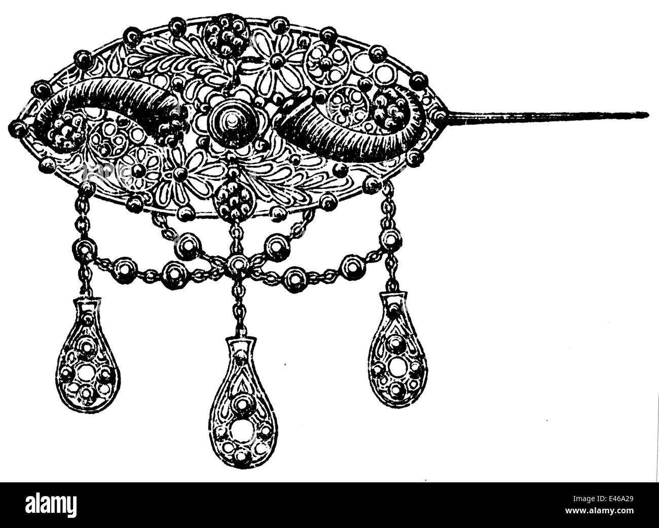 Brooch jewelry hi-res stock photography and images - Alamy