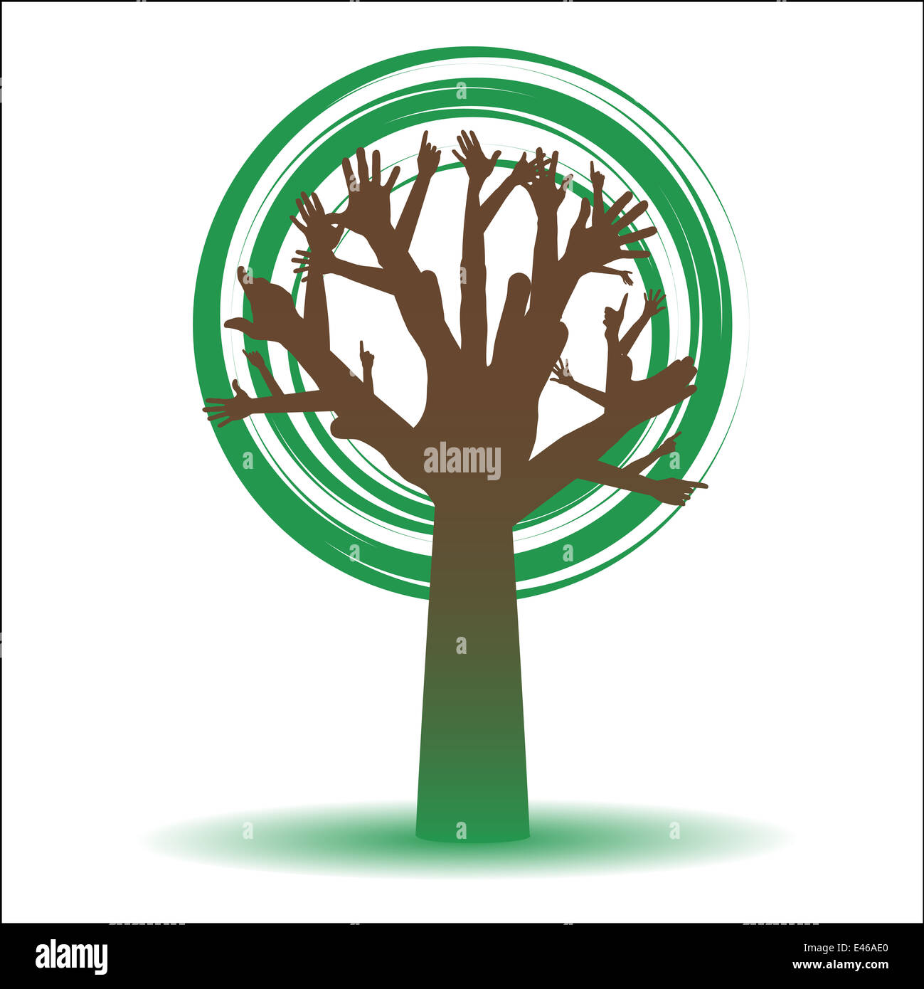 ecology tree "HELP Stock Photo - Alamy