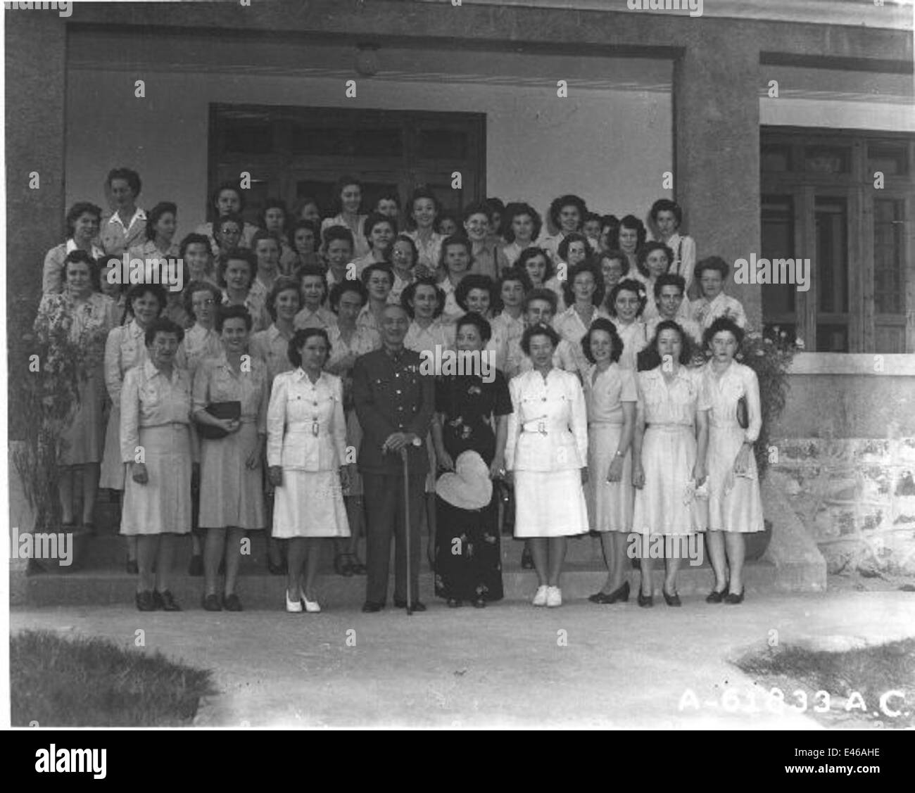 This image from the SDASM collection shows General and Madame Shek with ...