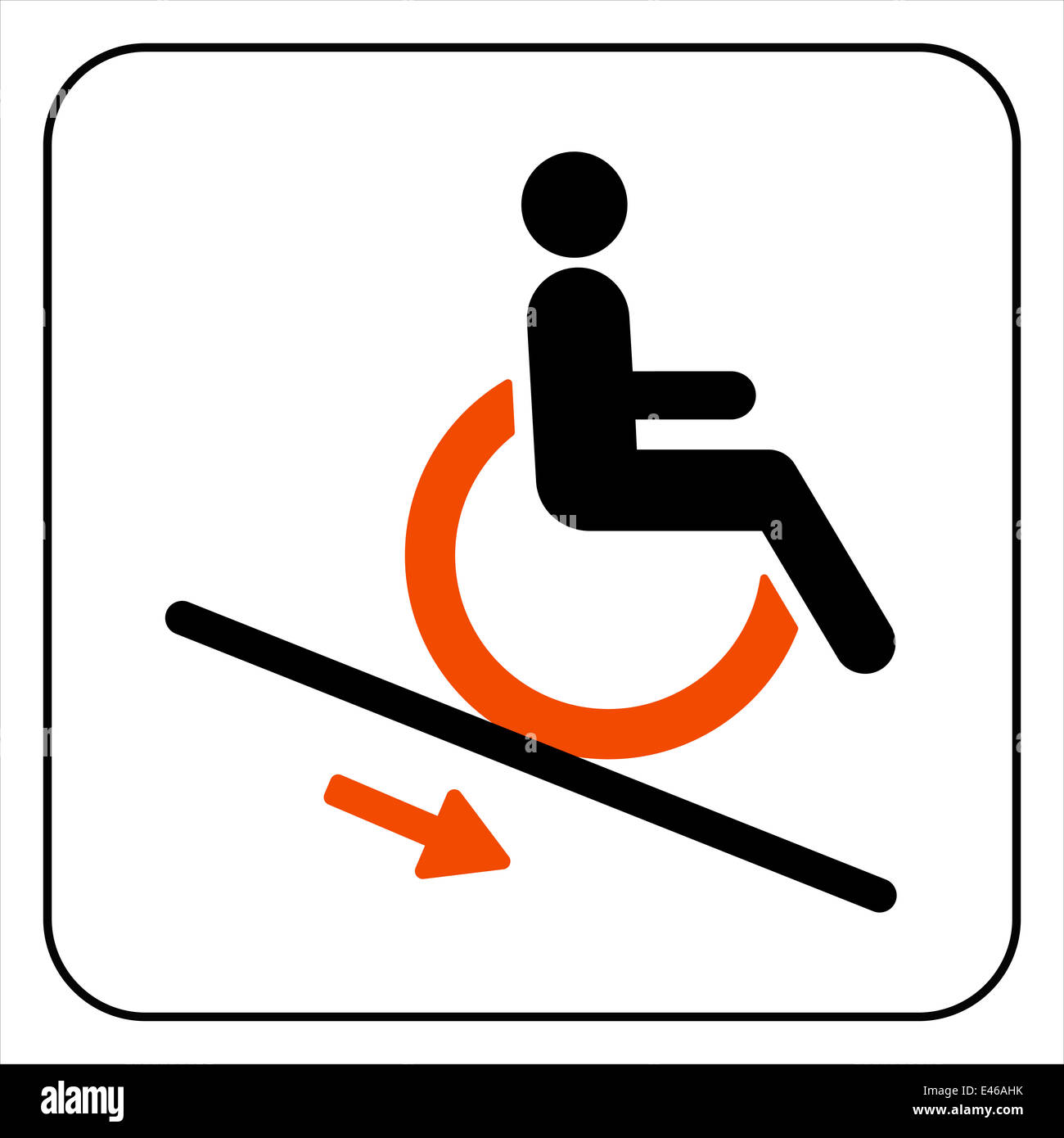 lift disabled icon sign vector Stock Photo - Alamy