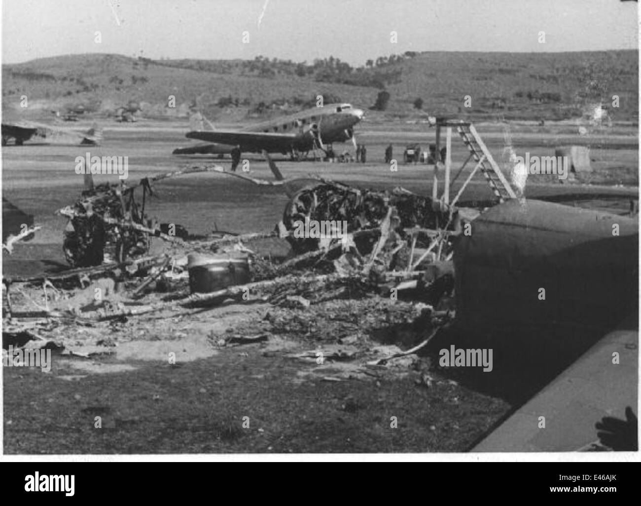 This image from the SDASM archives depicts a crash of a Flying Tigers ...