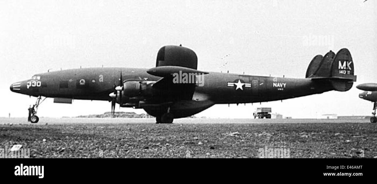 This photo captures the VW-13 WV-2, a weather radar reconnaissance ...