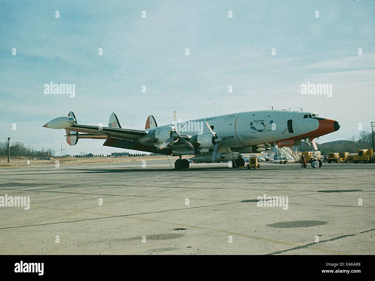 The OASU (VXN 8) NC-121K aircraft, part of the U.S. Navy's early ...