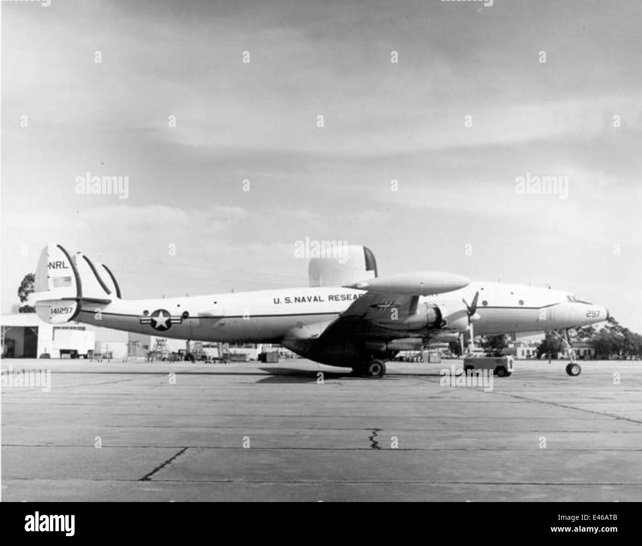 This image features an EC-121K aircraft, a variant of the Lockheed ...