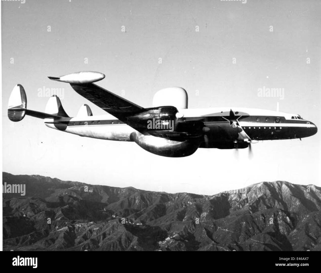 Image of the Lockheed Sky Sentry, a radar surveillance aircraft ...