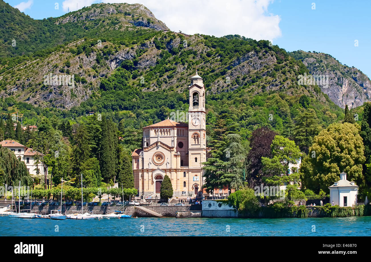 Landscapes around famous lake Como in northern Italy Stock Photo - Alamy