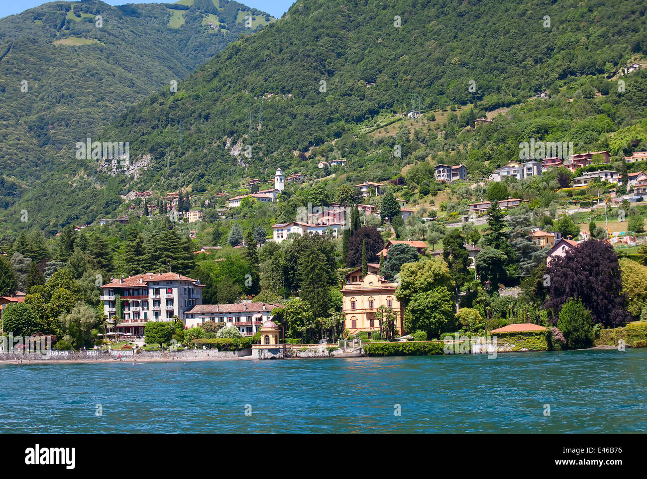 Landscapes around famous lake Como in northern Italy Stock Photo - Alamy