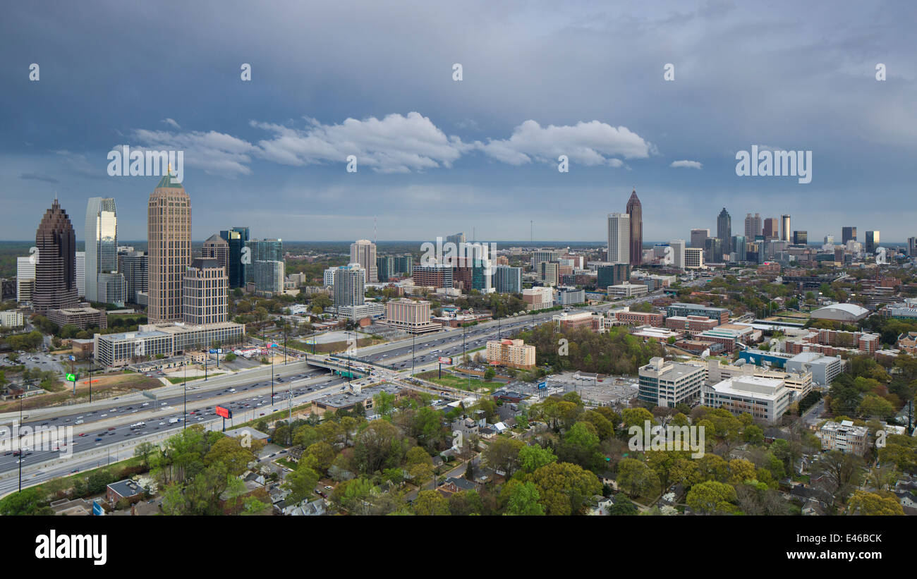 Downtown atlanta interstate hi-res stock photography and images - Alamy