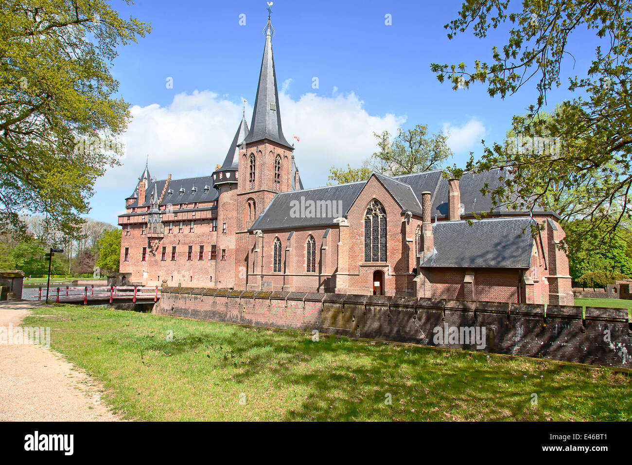 Ancient De Haar castle near Utrecht, Netherlands Stock Photo - Alamy