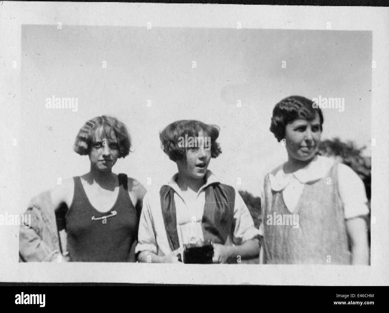 This image features Helen Richey, an early female aviator, photographed ...
