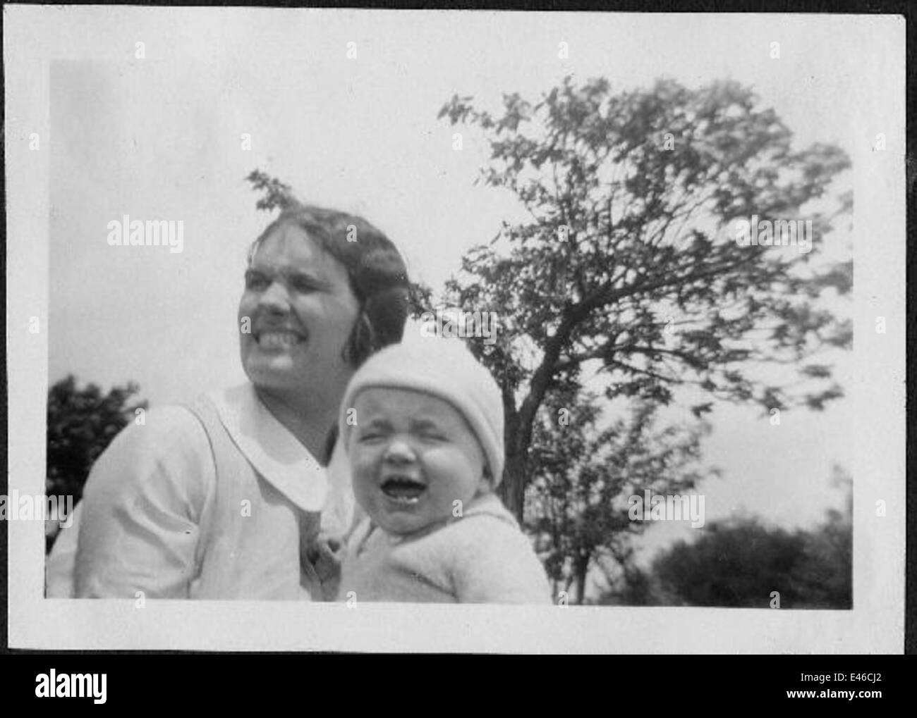 This photo captures Helen Richey, a pioneering female aviator ...
