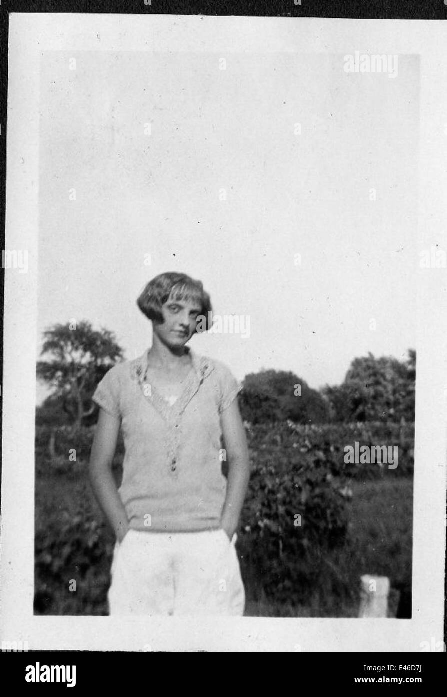 This photograph of Helen Richey captures the pioneering aviator ...