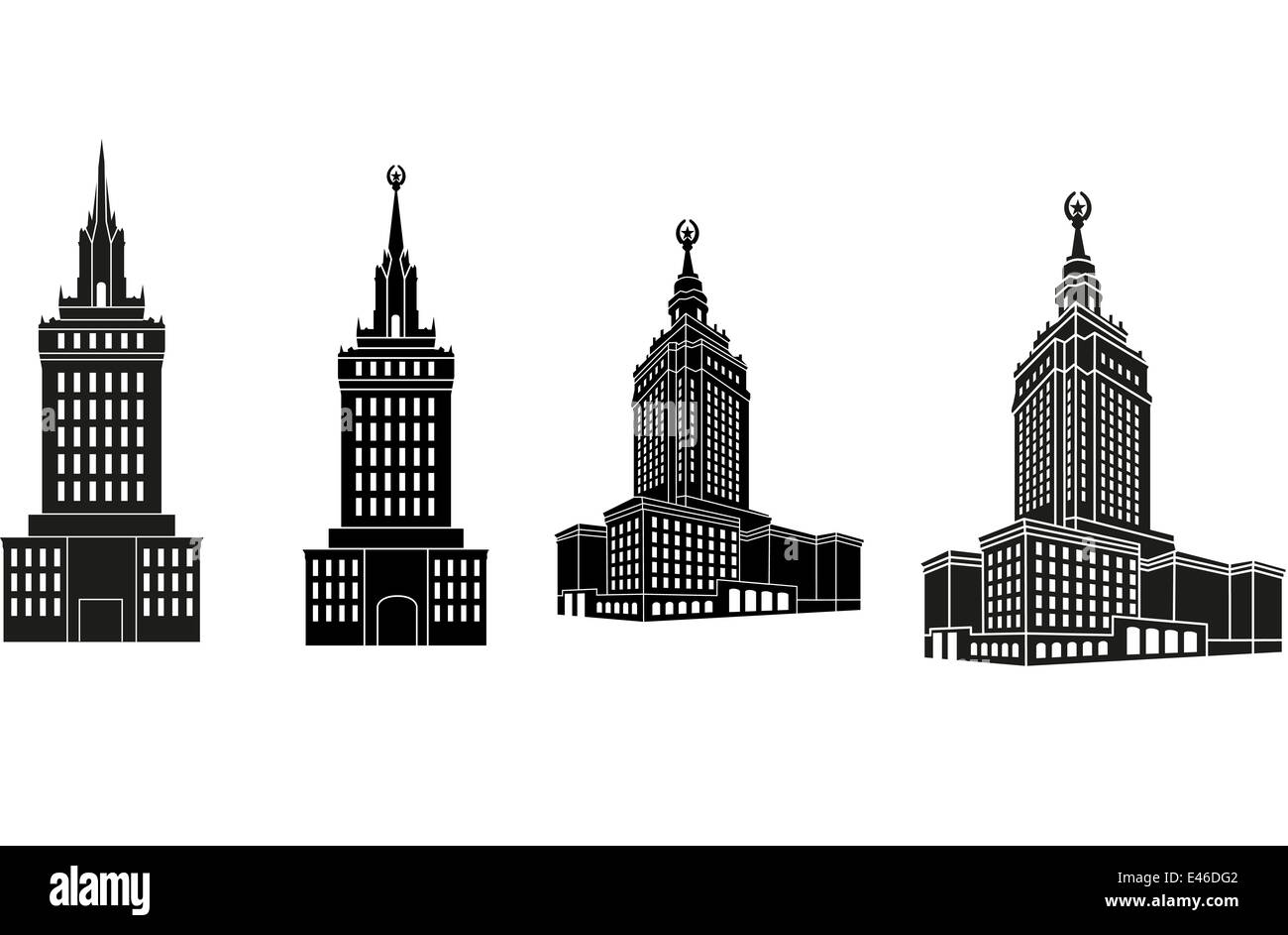 Tall building design Cut Out Stock Images & Pictures - Alamy