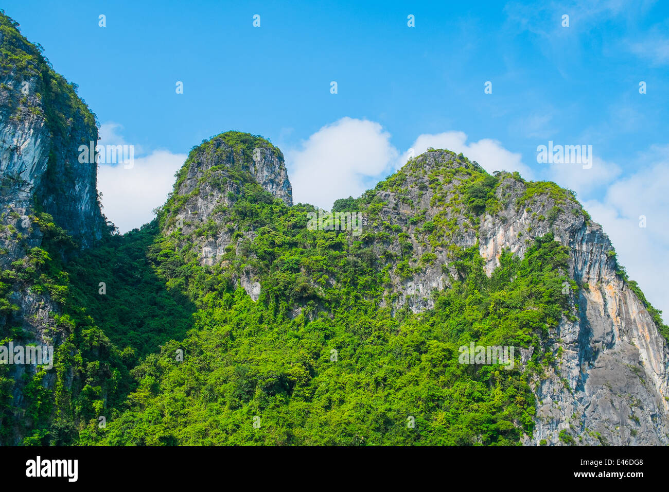 Rocky Mountains in Halong bay, Vietnam, Southeast Asia Stock Photo - Alamy