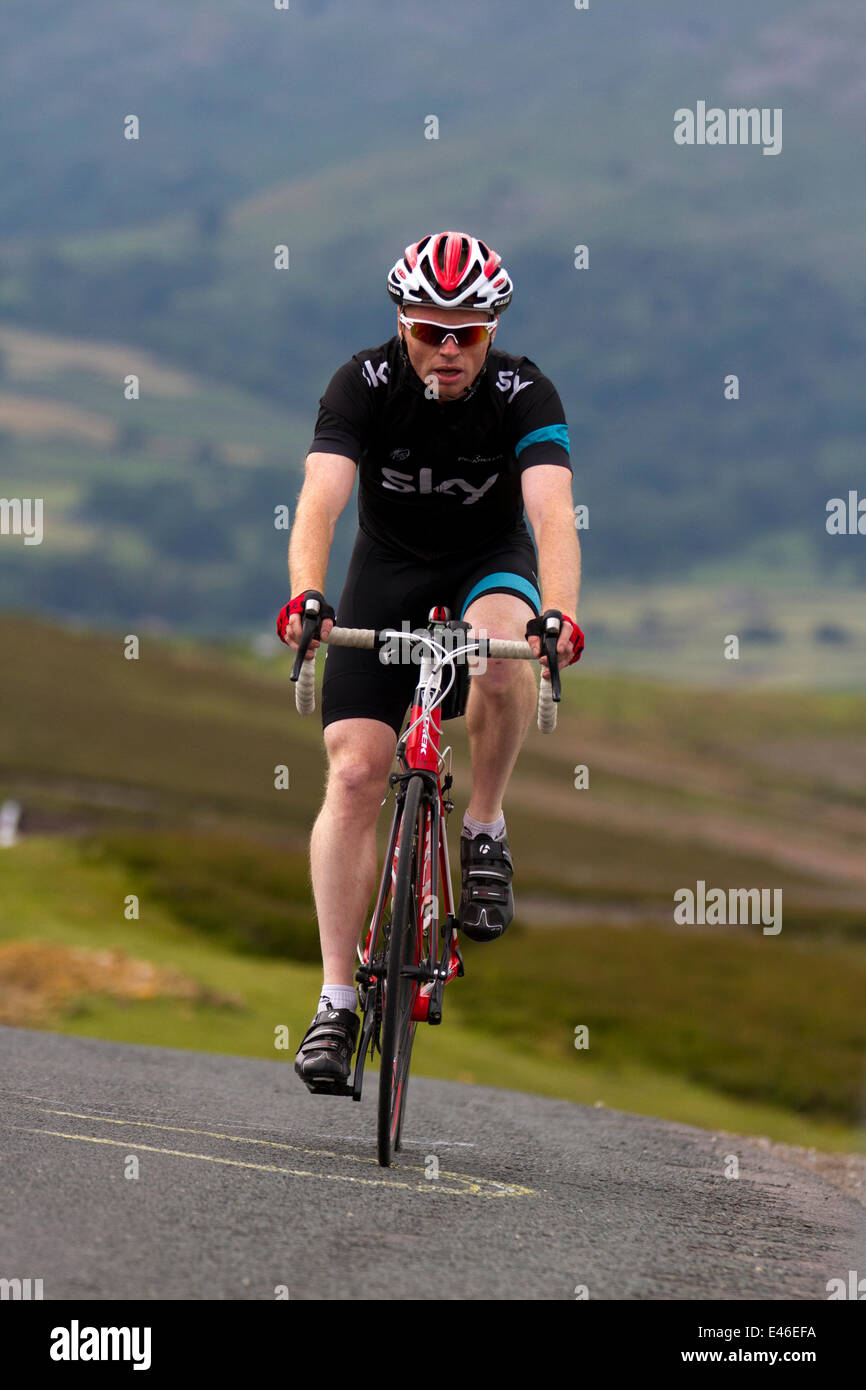 The only british cyclist in the tour de france race hi-res stock ...