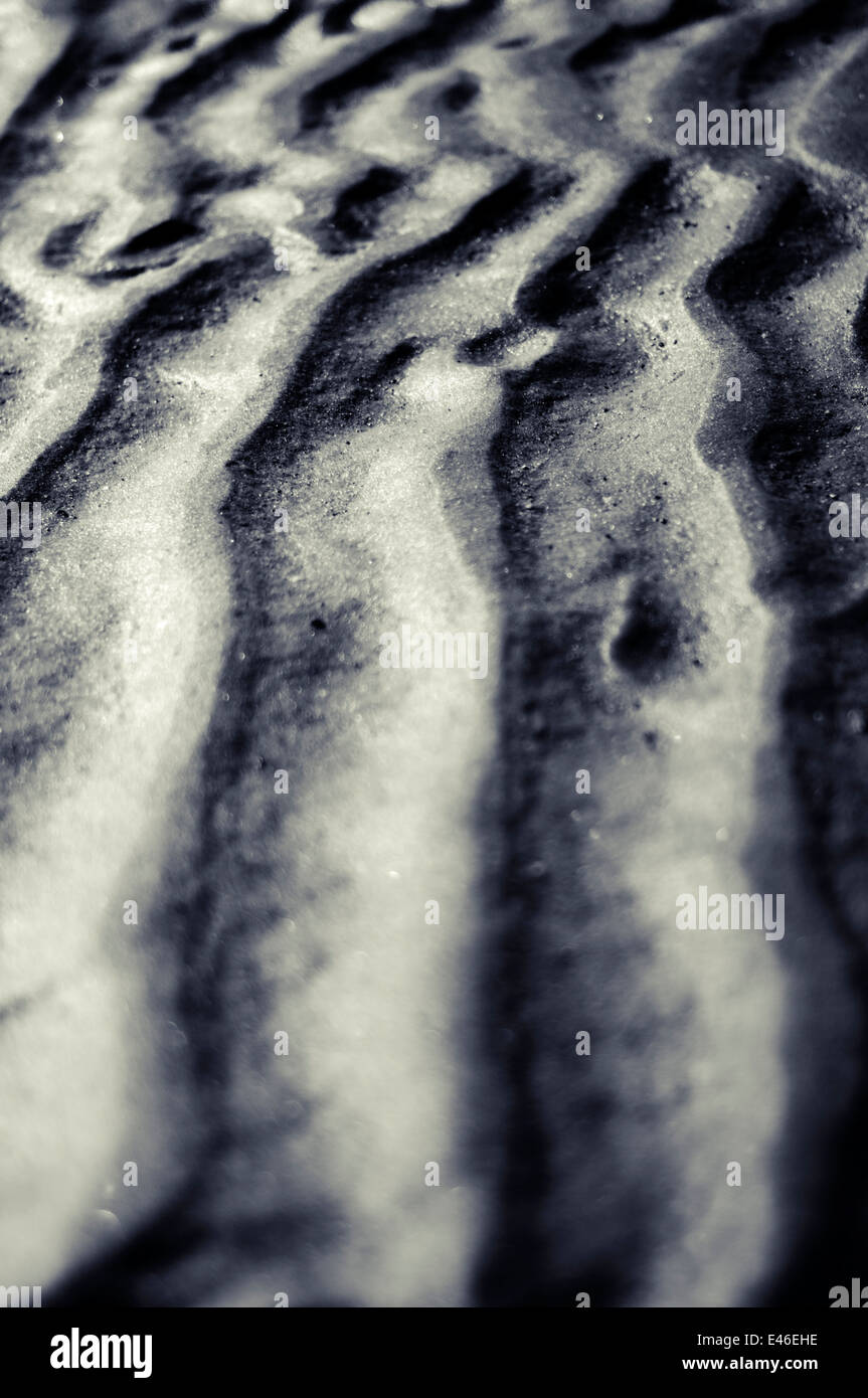 Patterns in the sand Stock Photo - Alamy
