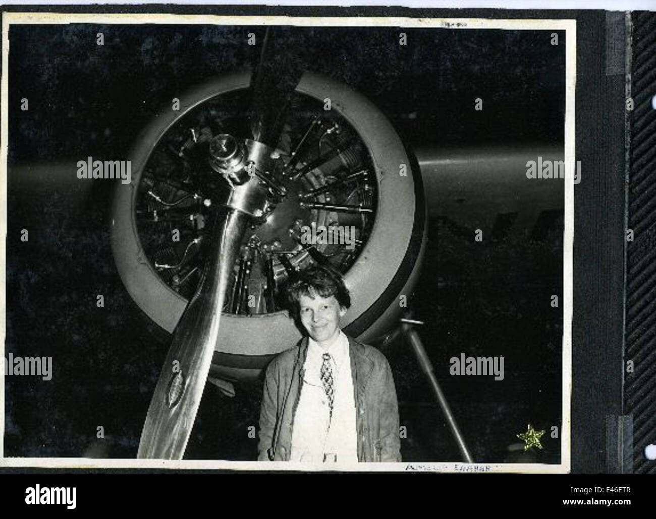 This image captures Amelia Earhart, one of aviation's most iconic ...