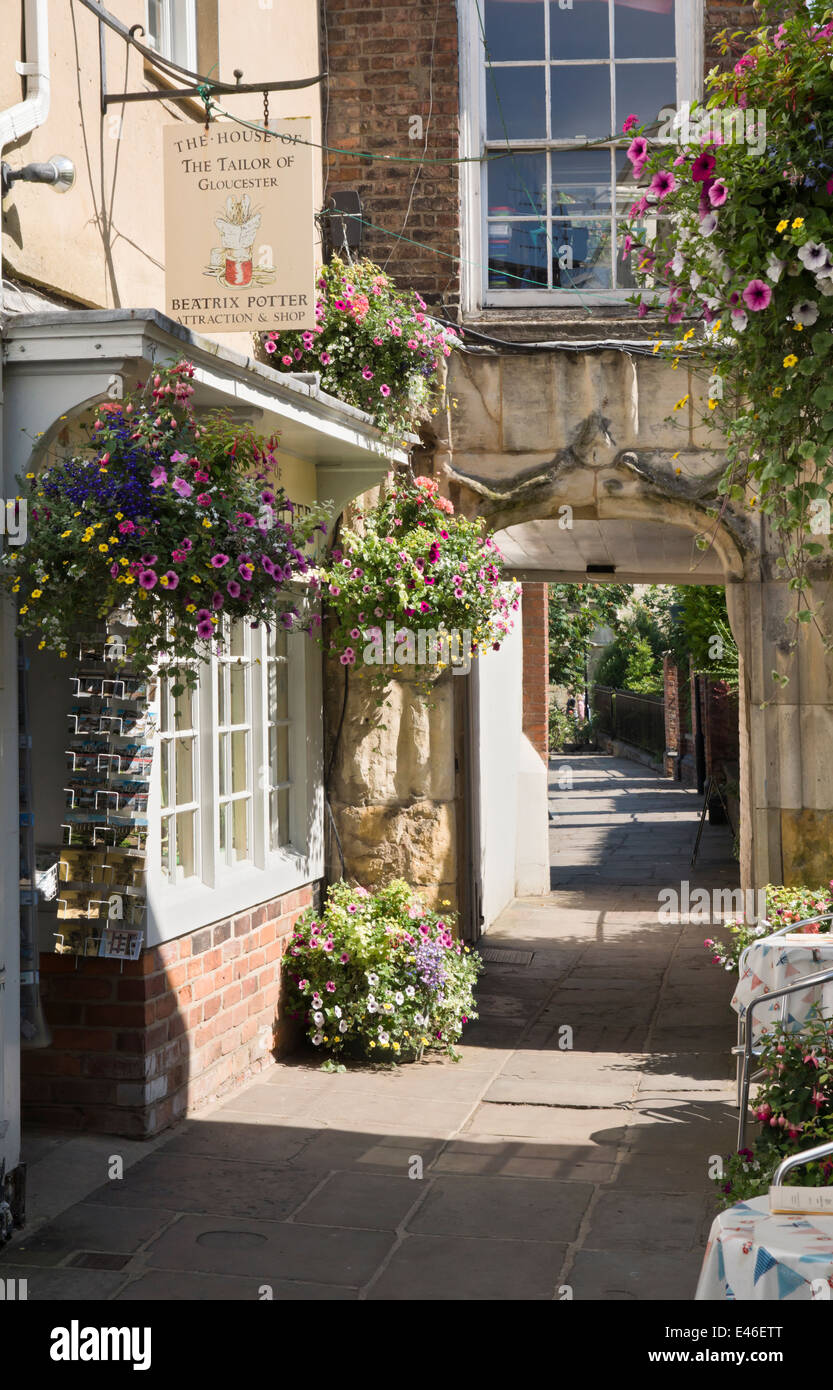 The city of Gloucester Beatrix Potter Tailor of Gloucester Shop Stock ...
