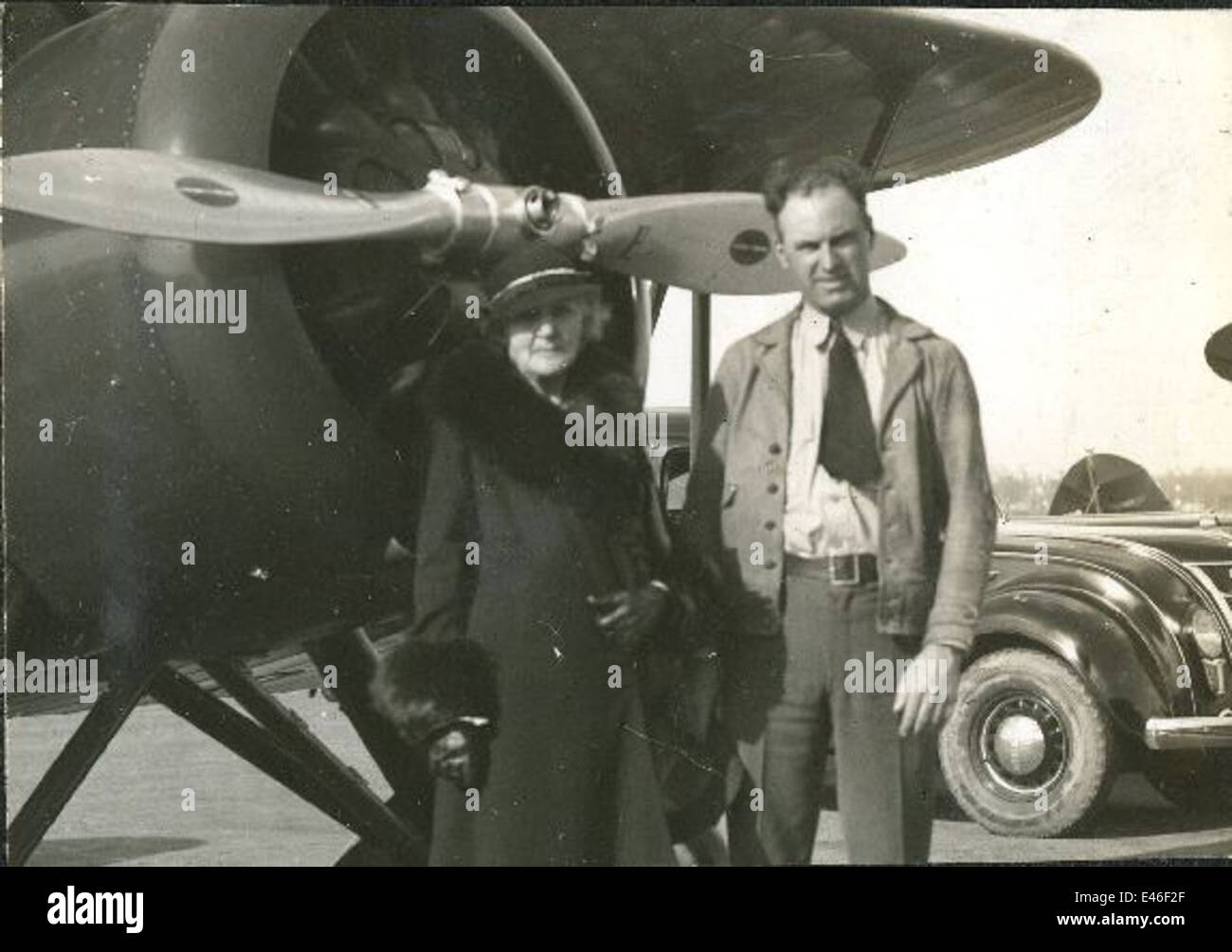 This image features Art Goebel, an aviation pioneer known for his early ...