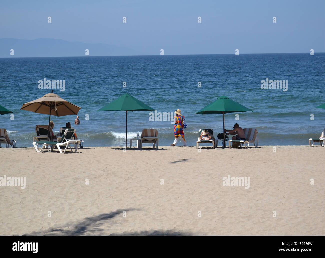 Beaching and sun Stock Photo - Alamy
