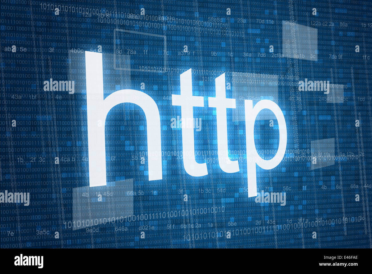 Http on digital background, internet concept Stock Photo - Alamy