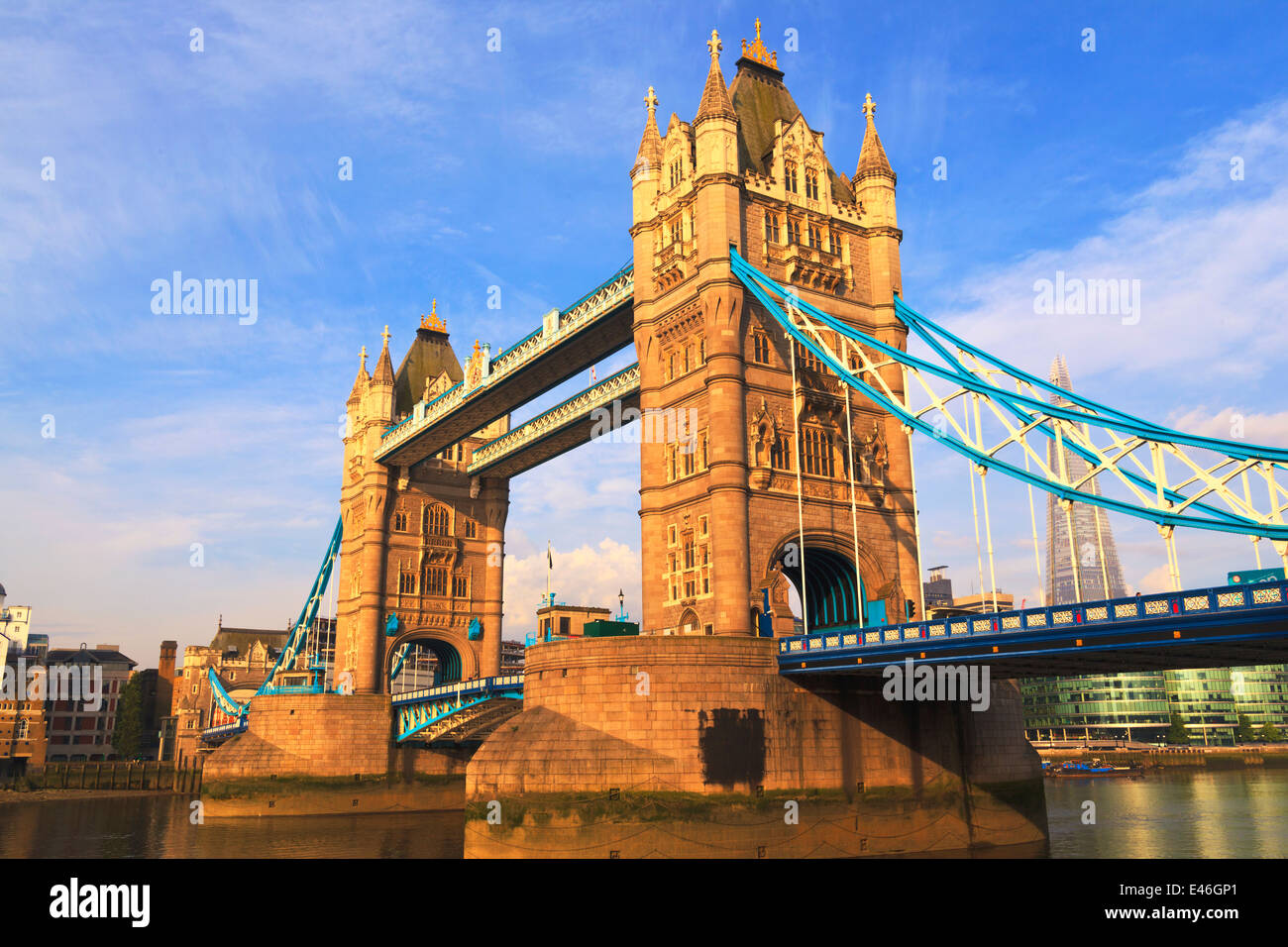 Early Morning on Tower Bridge London Stock Photo - Alamy