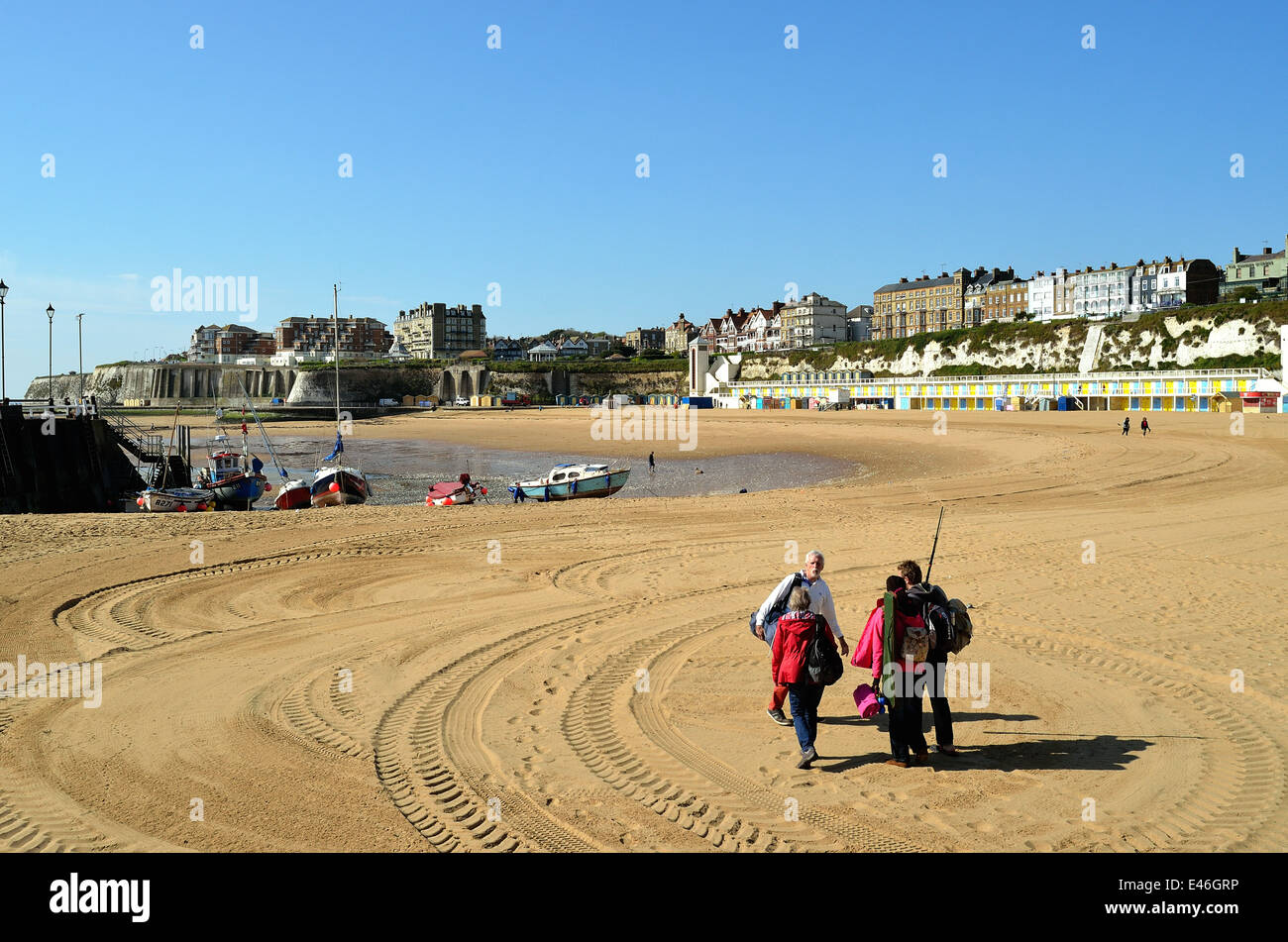 Beach and seafront in Broadstairs Kent UK Stock Photo - Alamy