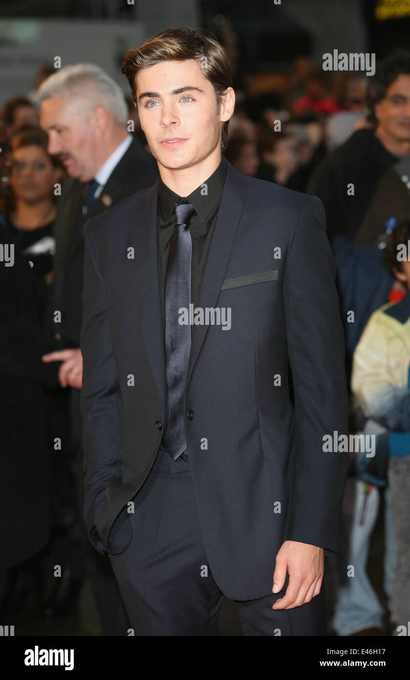 London, UK. 7th Oct, 2008. Jack Efron attends the premiere of the High ...