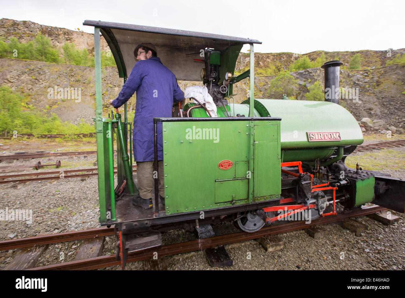 Steam train threlkeld mining museum hi-res stock photography and images ...