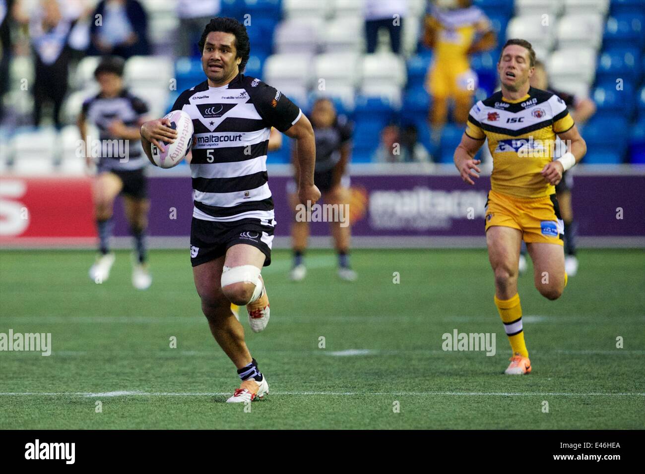 Widnes, UK. 03rd July, 2014. First Utility Super League Rugby. Widnes ...